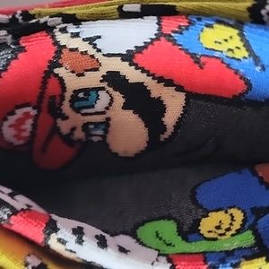 Nintendo | Accessories | Nwt 29 Super Mario Nintendo 5 Pairs Of Low Cut ...
